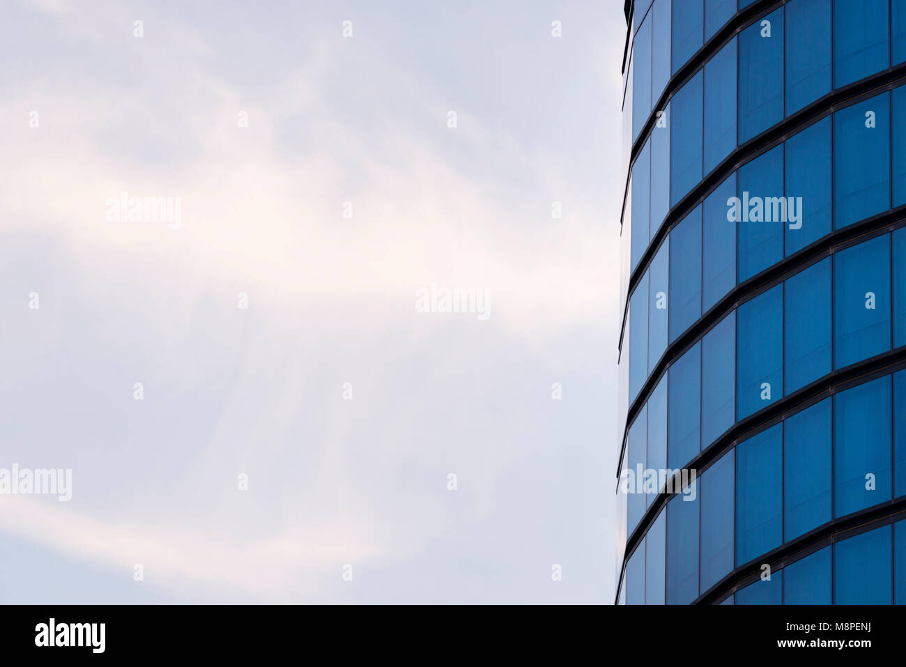 Blue glass building skyscraper texture hi-res stock photography and ...