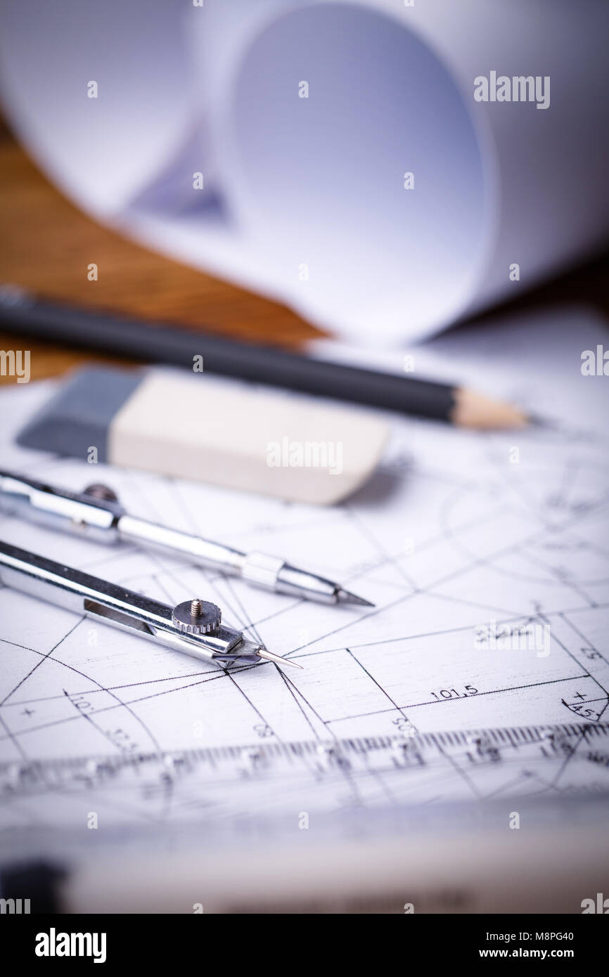 Technical drawings hi-res stock photography and images - Alamy