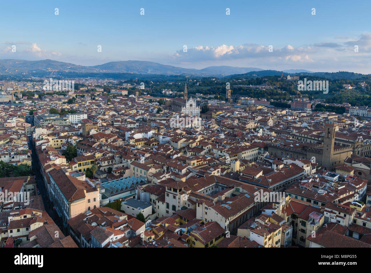 Florence cityscape, aerial view Stock Photo - Alamy