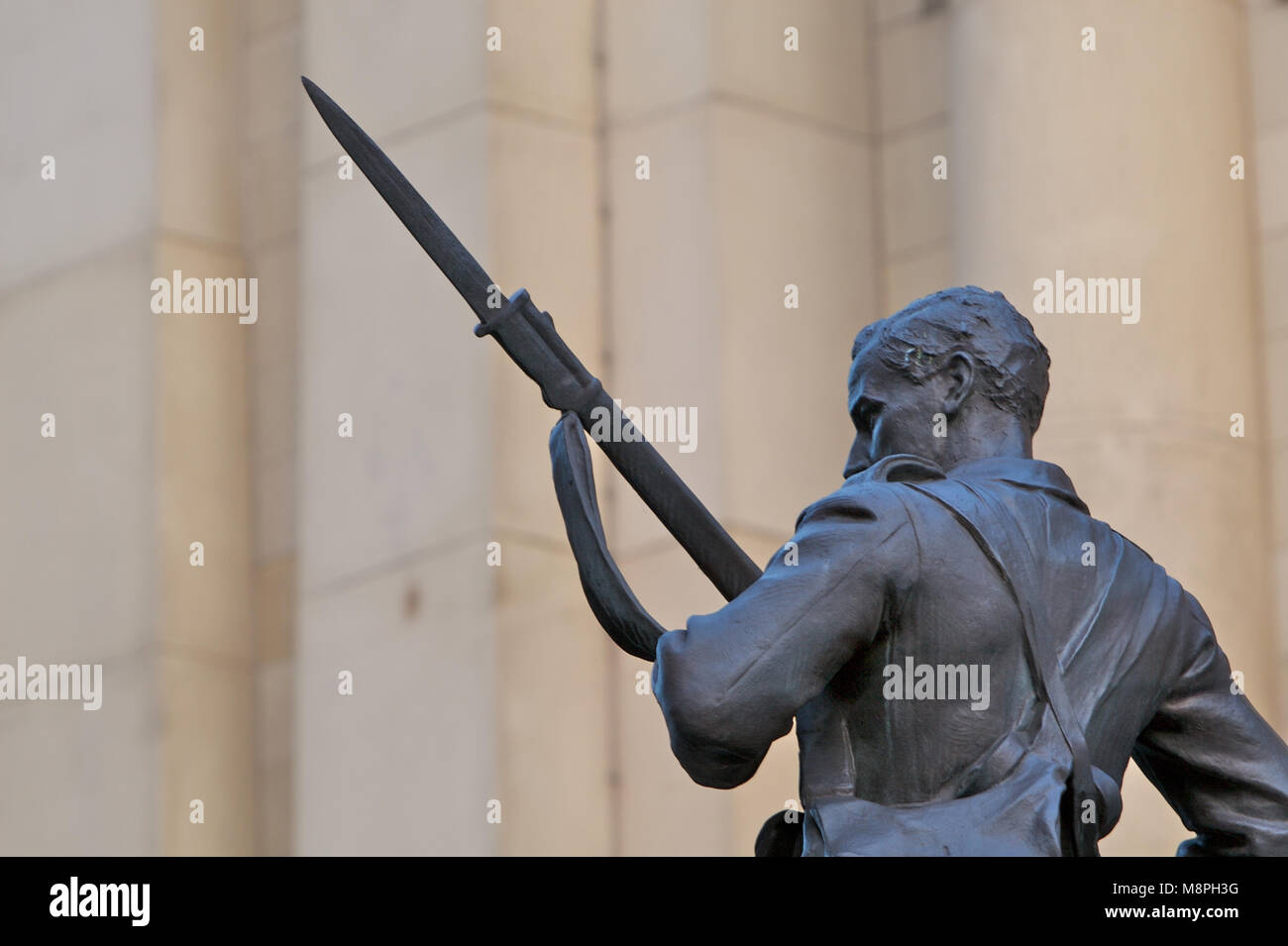 Unknown soldier statue manchester Stock Photo - Alamy