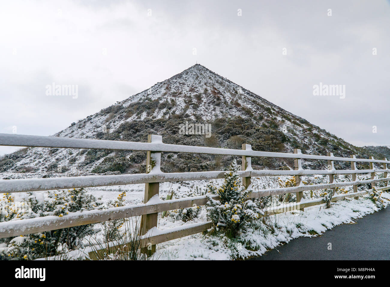 St Austell in Cornwall has several large skytips where the spoils from ...
