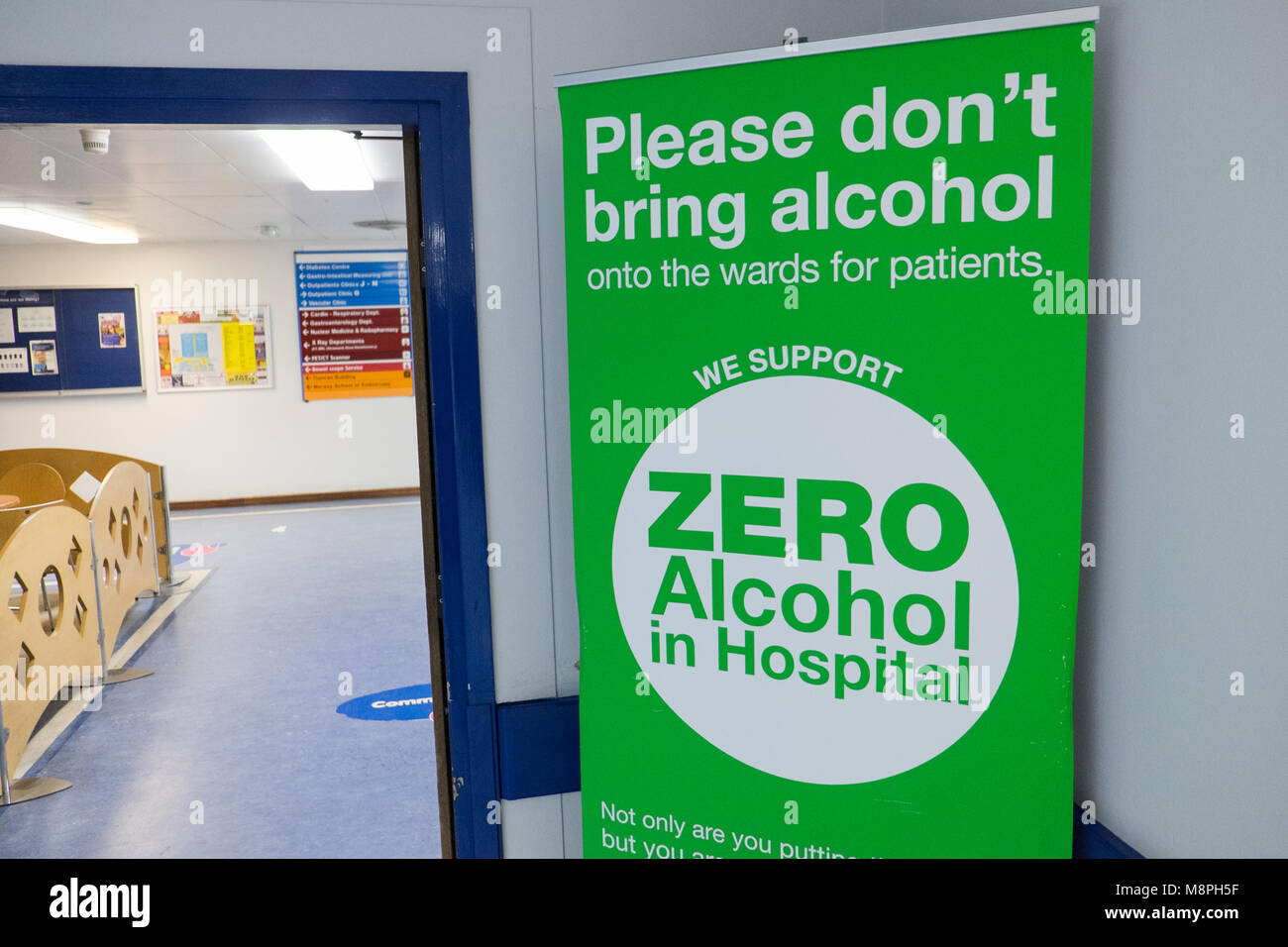 no,zero,alcohol,sign,signage,NHS,National,Health,Service, Trust,The ...