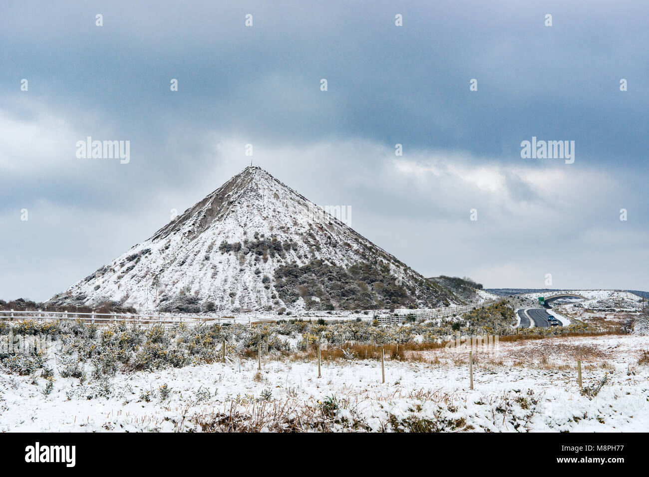 St Austell in Cornwall has several large skytips where the spoils from ...