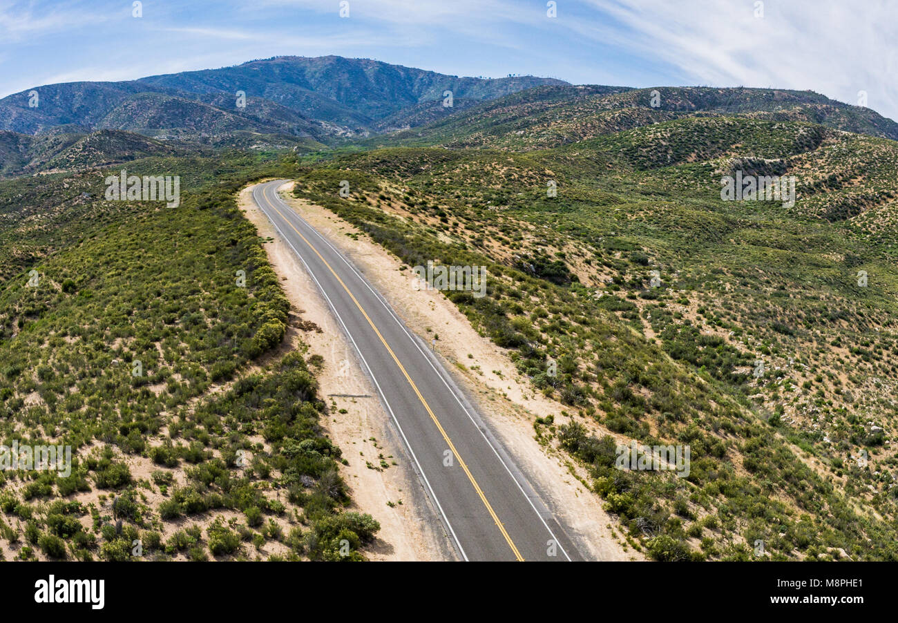 Aerial view foothills green grass hi-res stock photography and images ...
