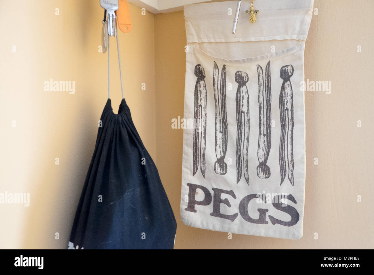 Washing line wales hi-res stock photography and images - Alamy