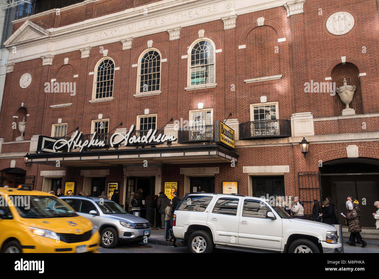 Stephen Sondheim Theater Facade, West 43nd Street, NYC Stock Photo - Alamy