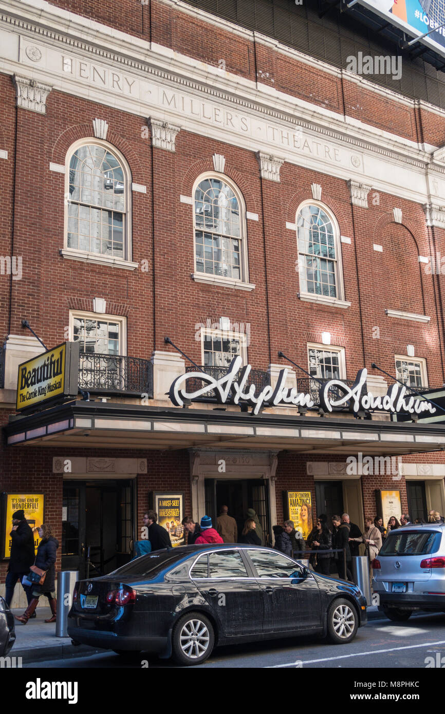 Stephen Sondheim Theater Facade, West 43nd Street, NYC Stock Photo - Alamy
