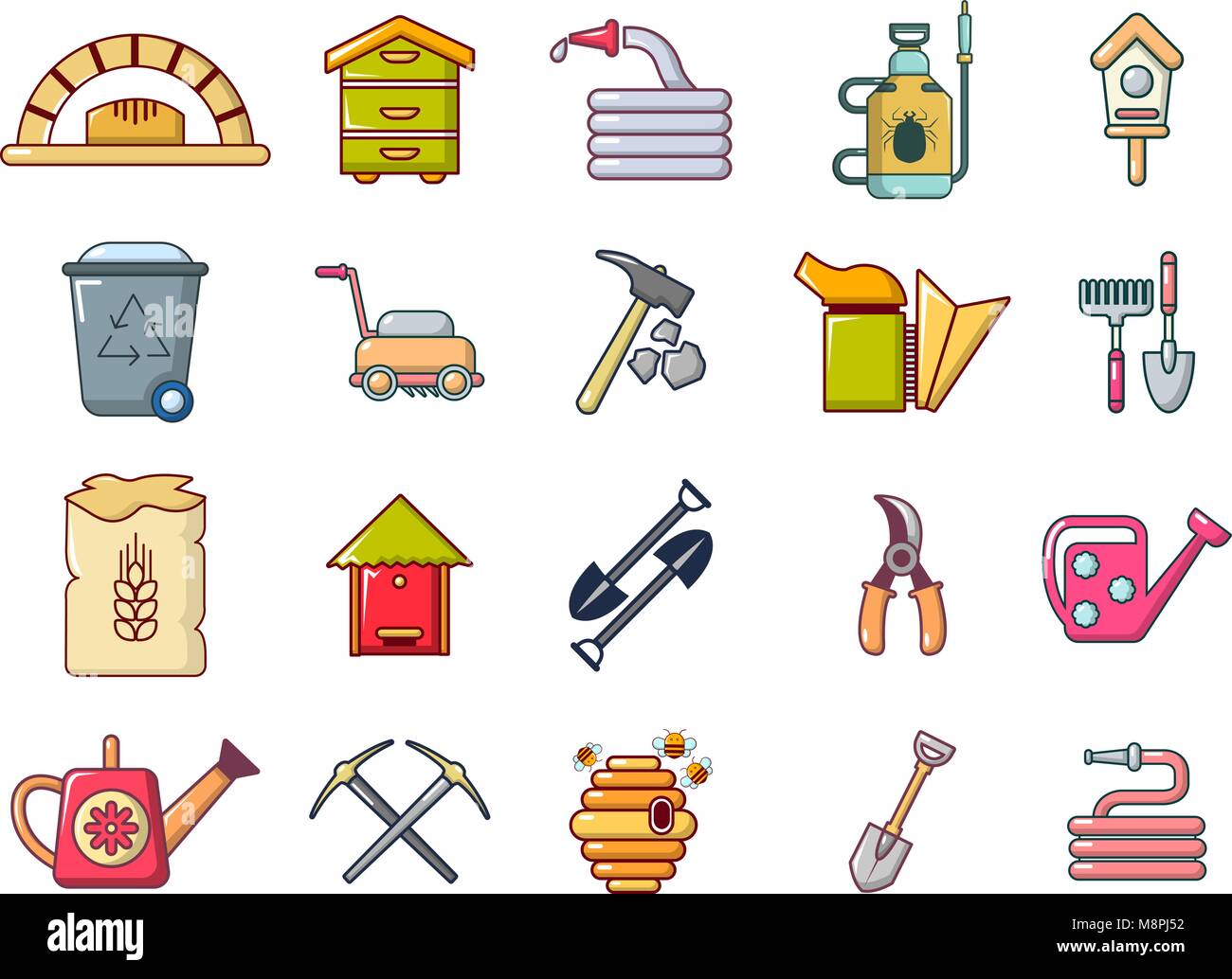 Vintage farming tools Stock Vector Images - Alamy