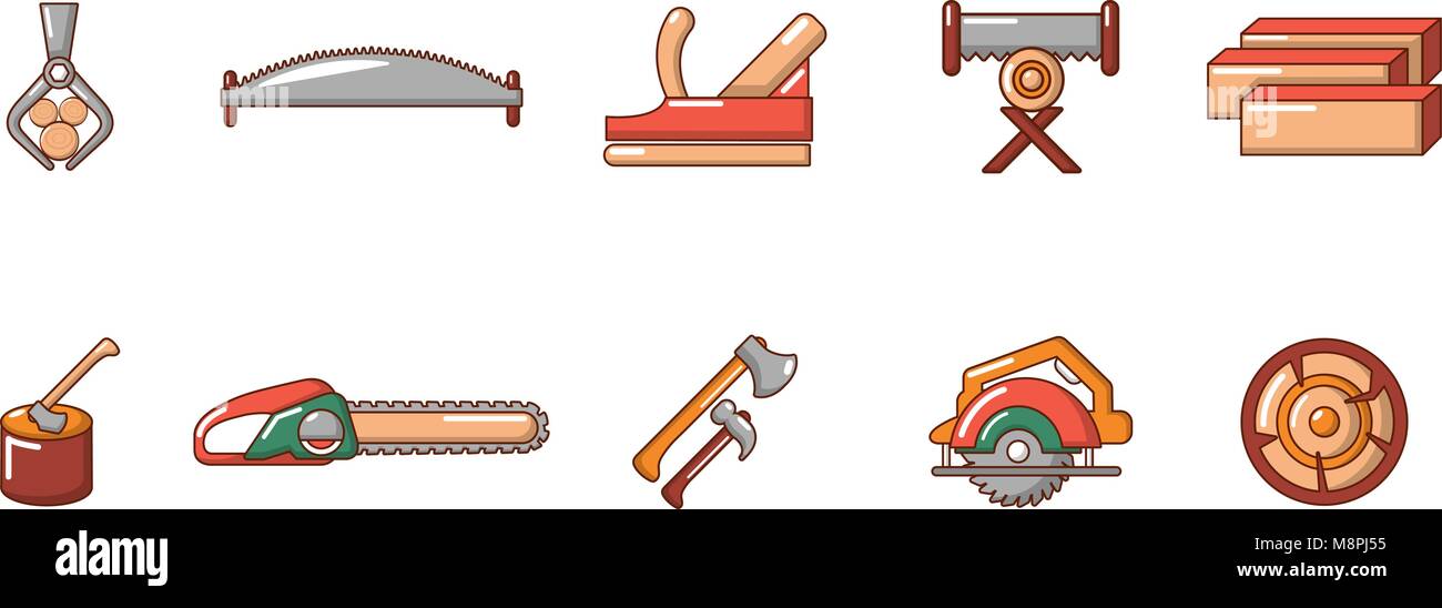 Pile cutting log firewood Stock Vector Images - Alamy