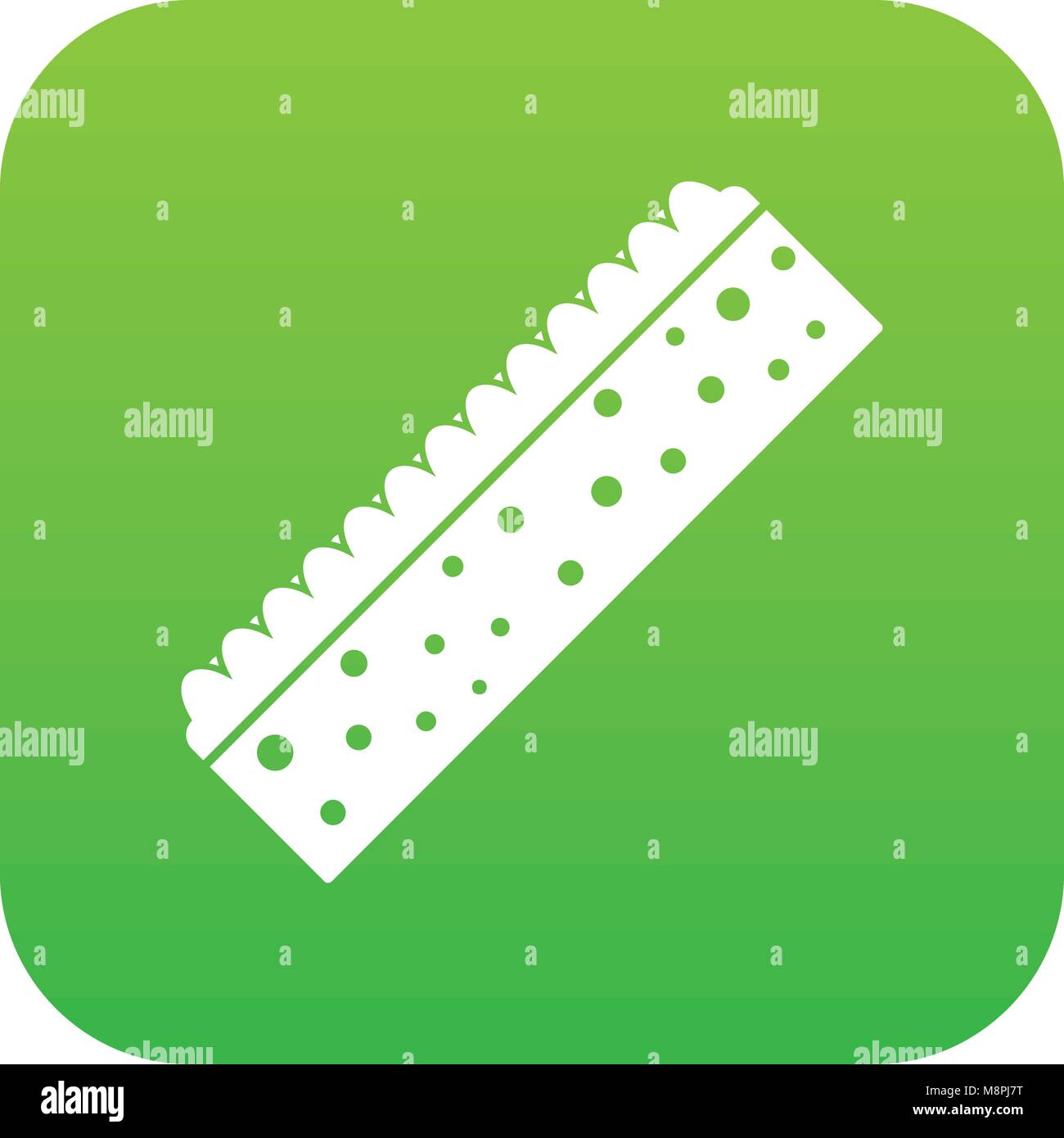 Sponge for cleaning icon digital green Stock Vector Image & Art - Alamy