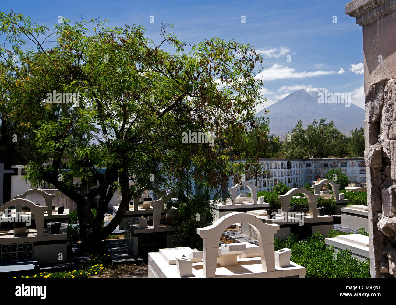 Cemetery Arequipa Peru Stock Photo - Alamy