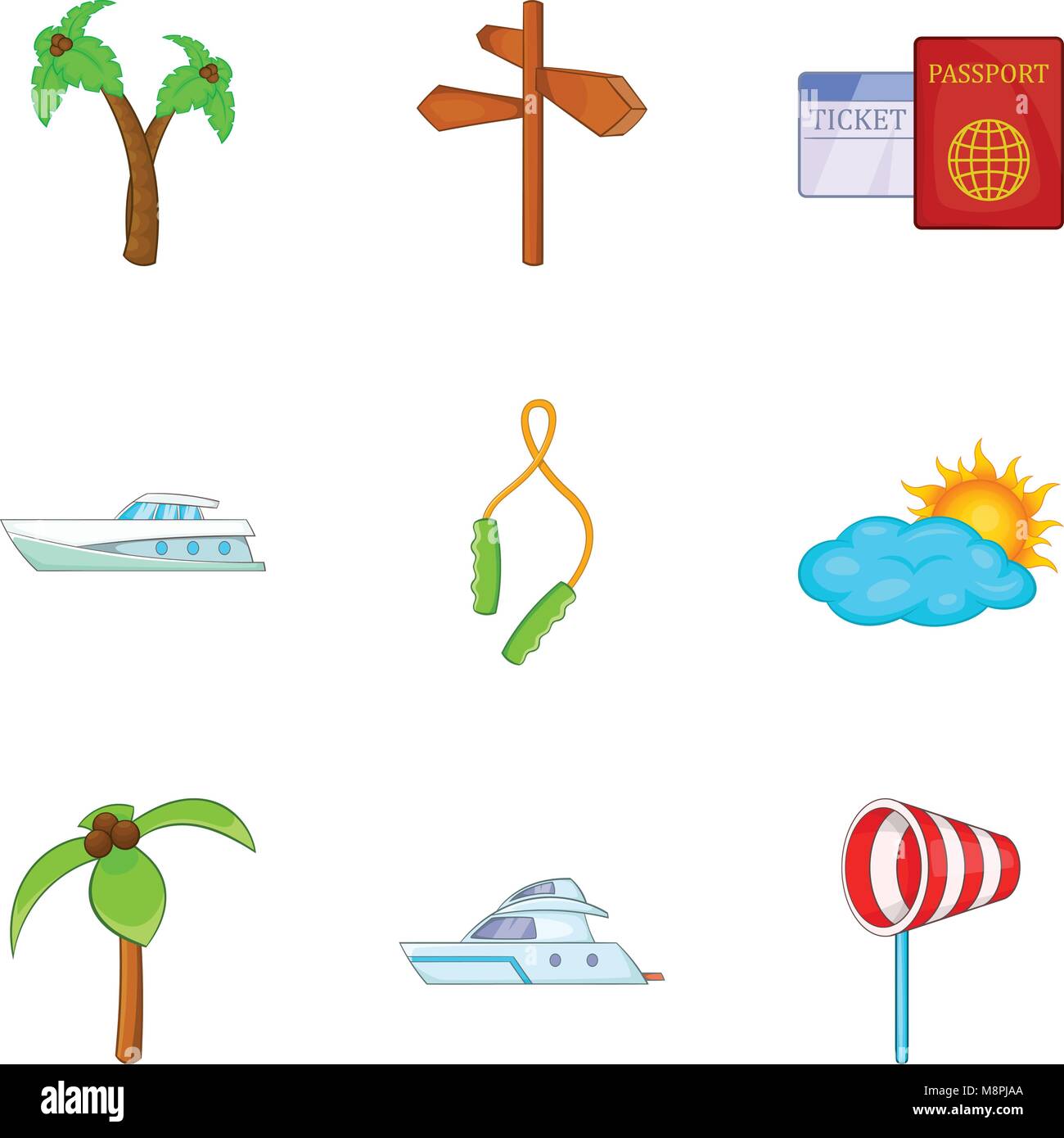 Free time icons set, cartoon style Stock Vector Image & Art - Alamy