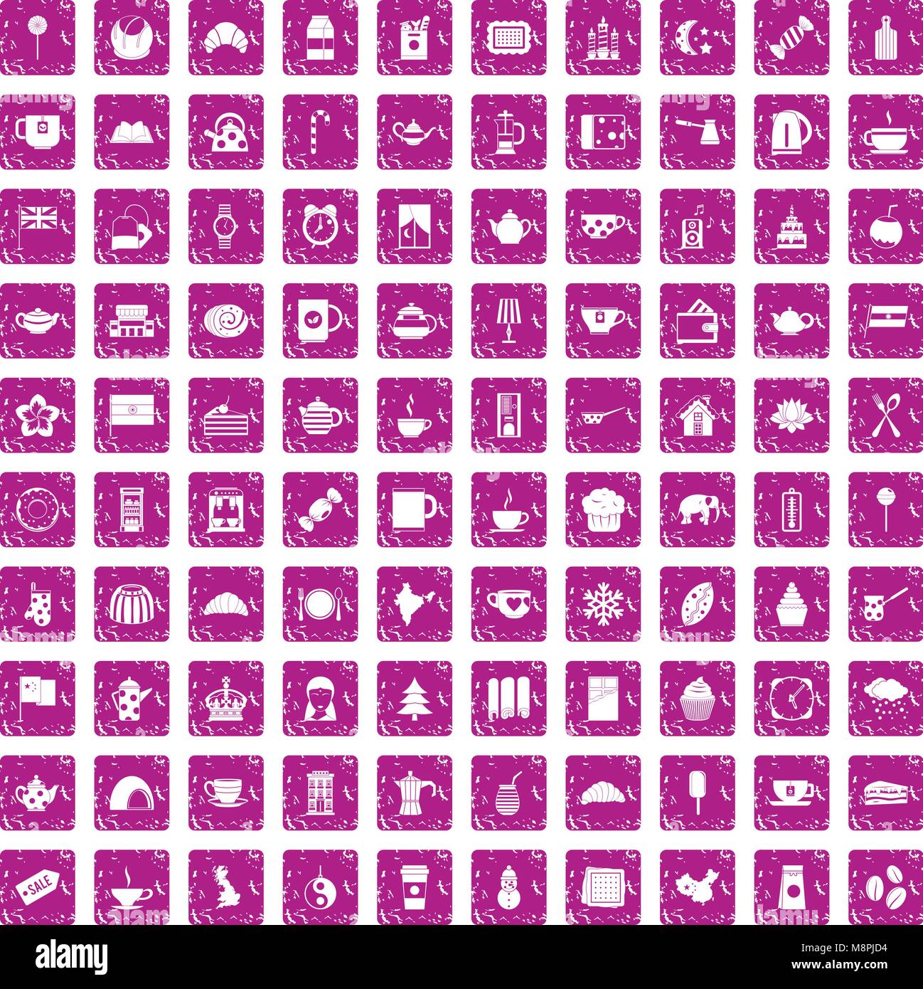 Tea pink china Stock Vector Images - Alamy