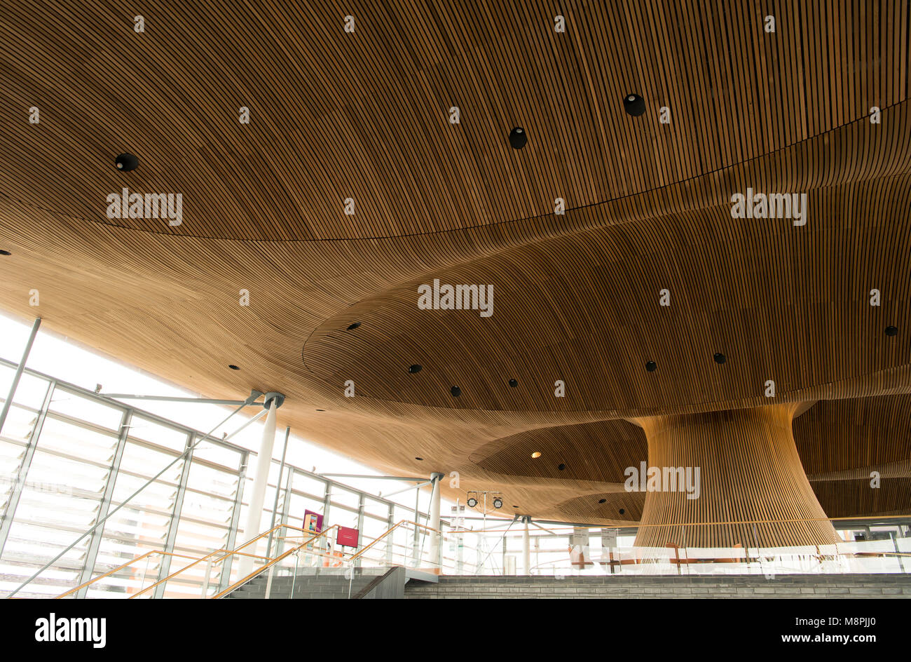 The interior of the senedd hi-res stock photography and images - Alamy