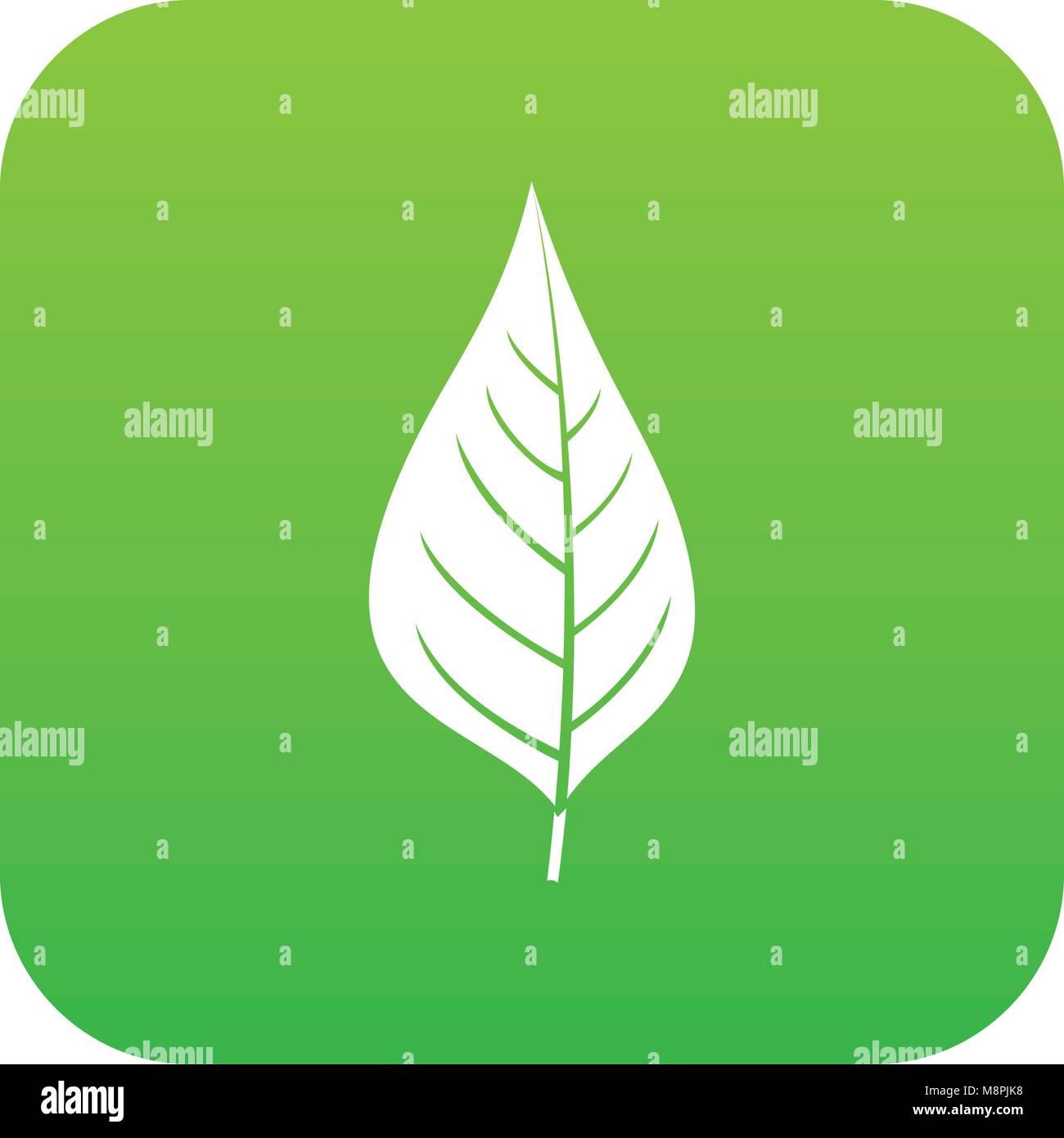 Apple tree leaf icon digital green Stock Vector Image & Art - Alamy