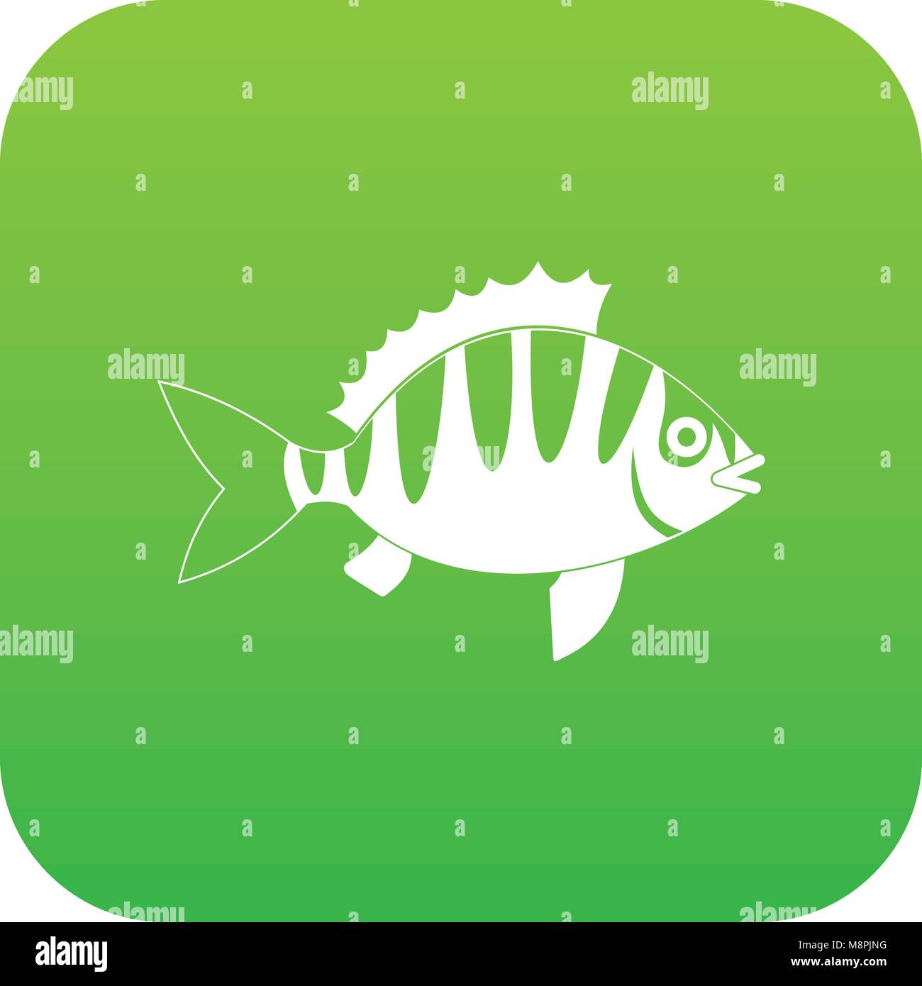 Perch icon digital green Stock Vector Image & Art - Alamy