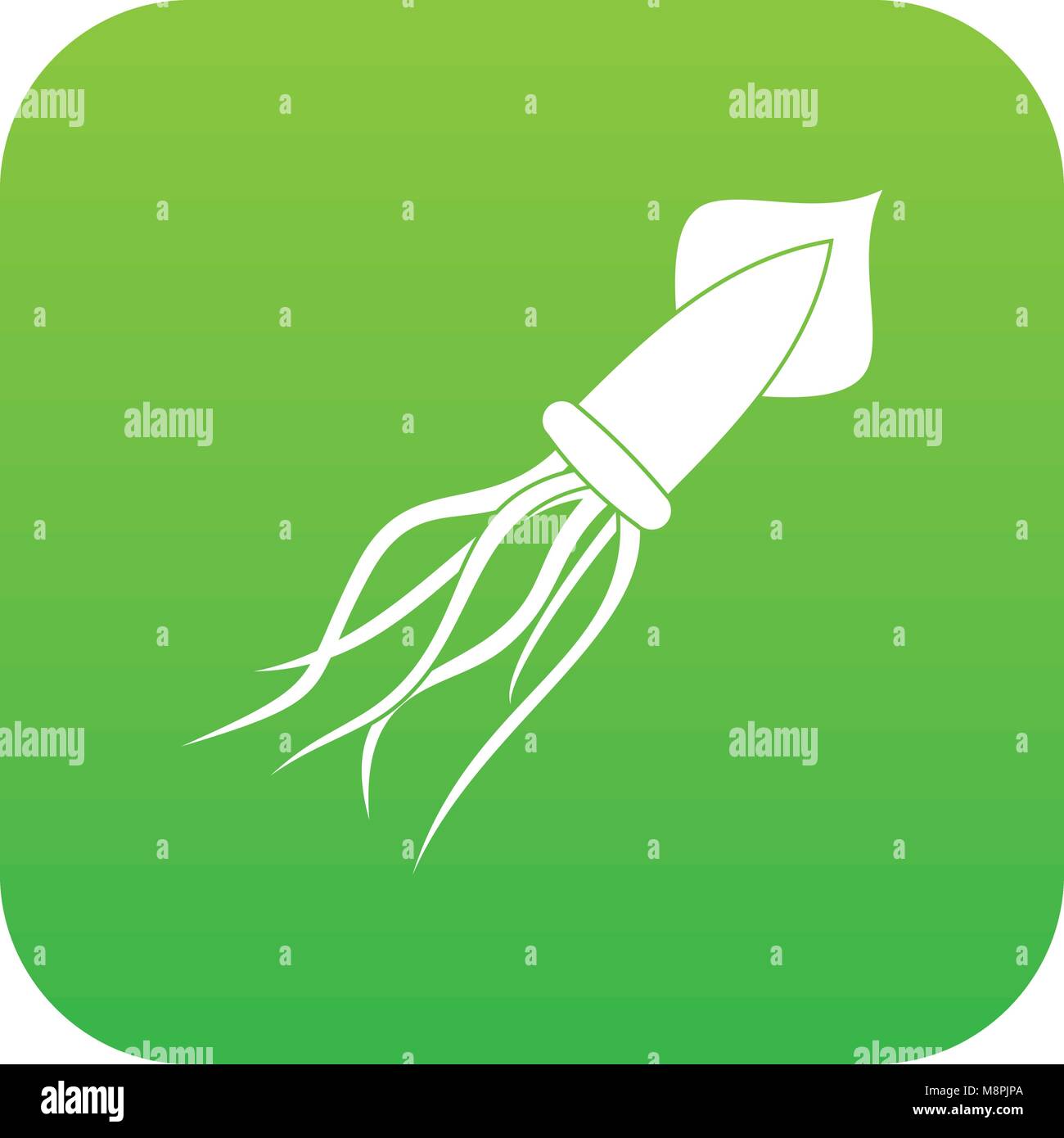 Squid icon digital green Stock Vector Image & Art - Alamy
