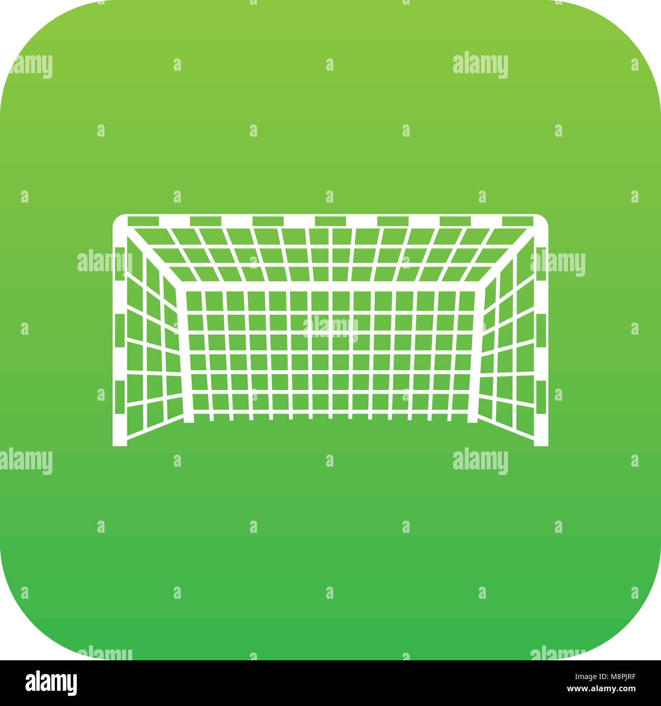 Goal post icon digital green Stock Vector Image & Art - Alamy