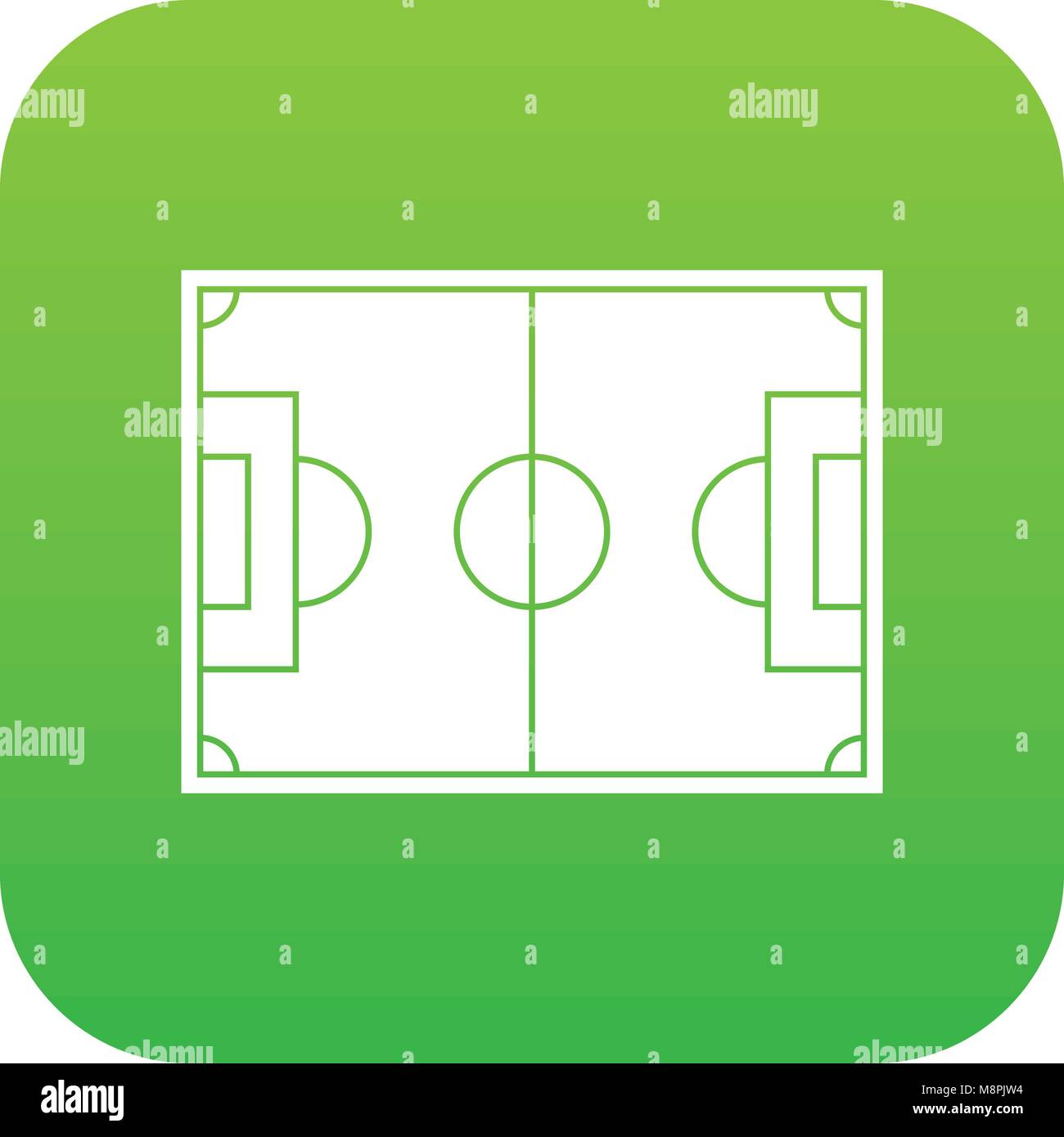 Soccer field icon digital green Stock Vector Image & Art - Alamy