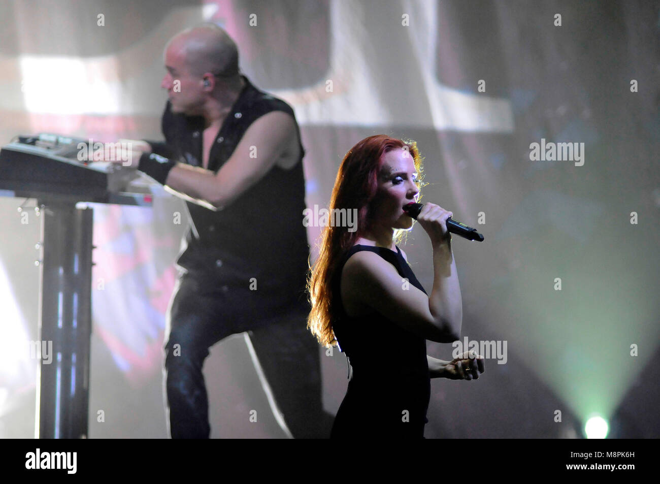 Recife, Brazil. 18th Mar, 2018. Show of the Dutch symphonic metal band ...