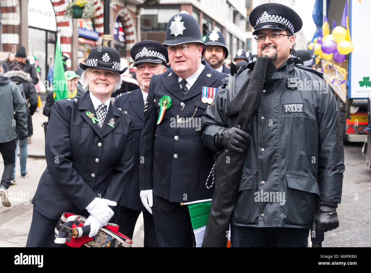 London, UK. 18th March, 2018. Police officers on parade Credit: Raymond ...