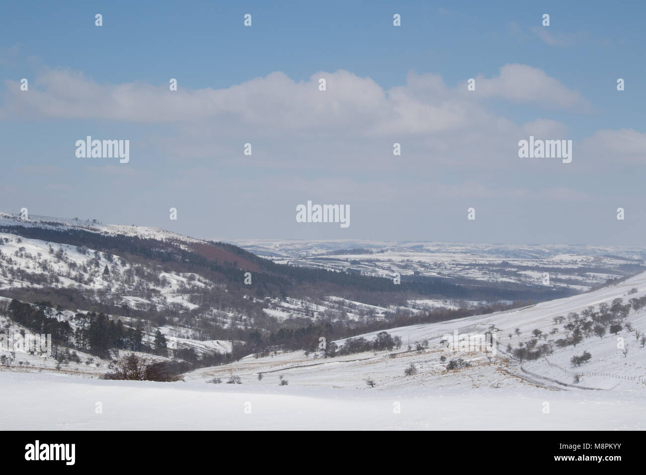 Storey Arms, Brecon Beacons, South Wales, 19 March 2018. UK weather ...