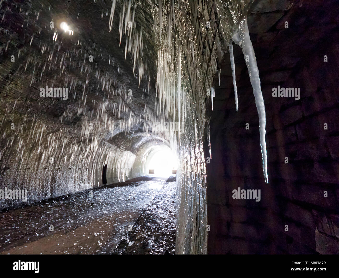 Tissington Trail railway walk, Peak District National Park, UK. 19th ...