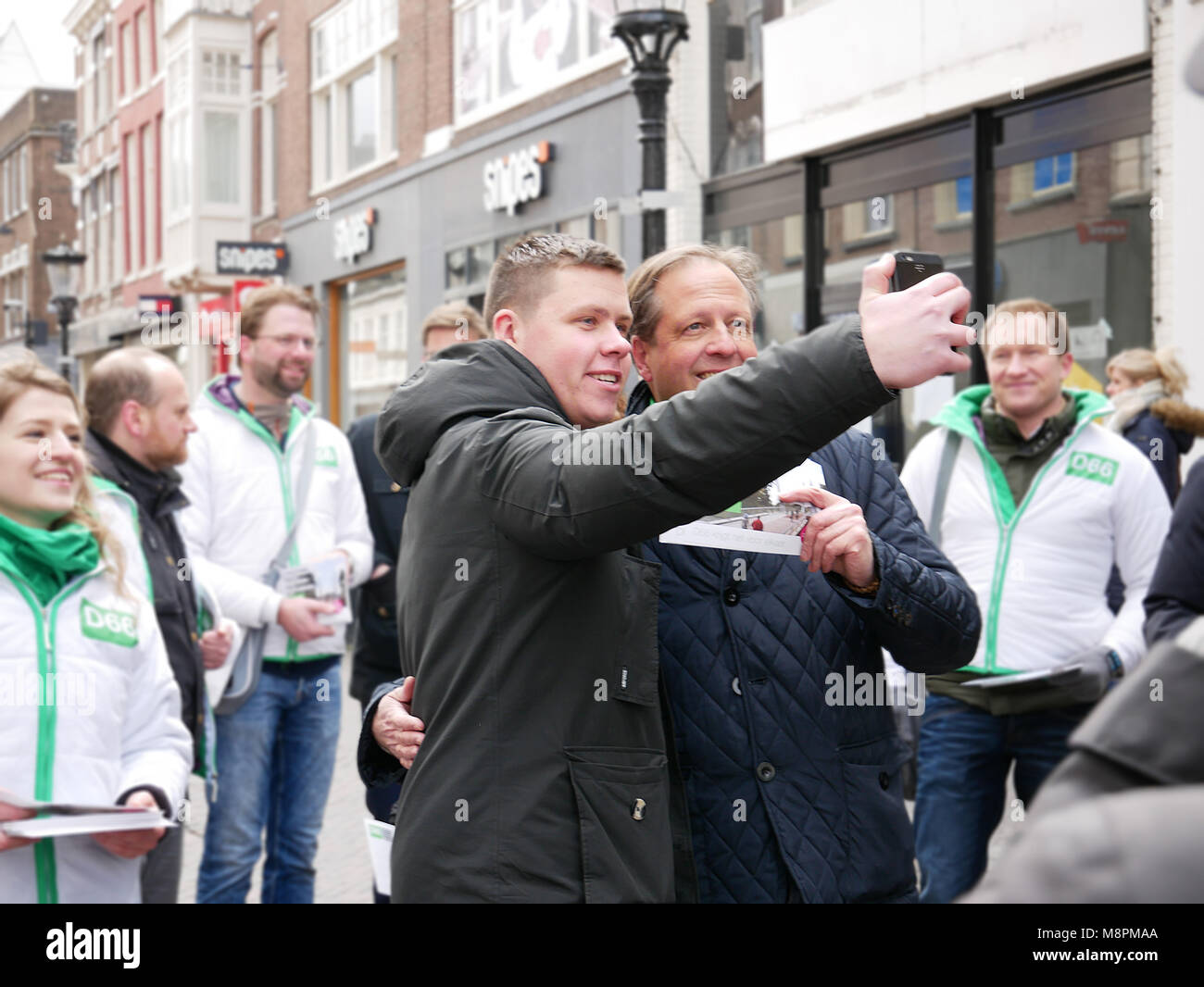 D66 Campaign in Utrecht with national leader Alexander Pechtold and ...