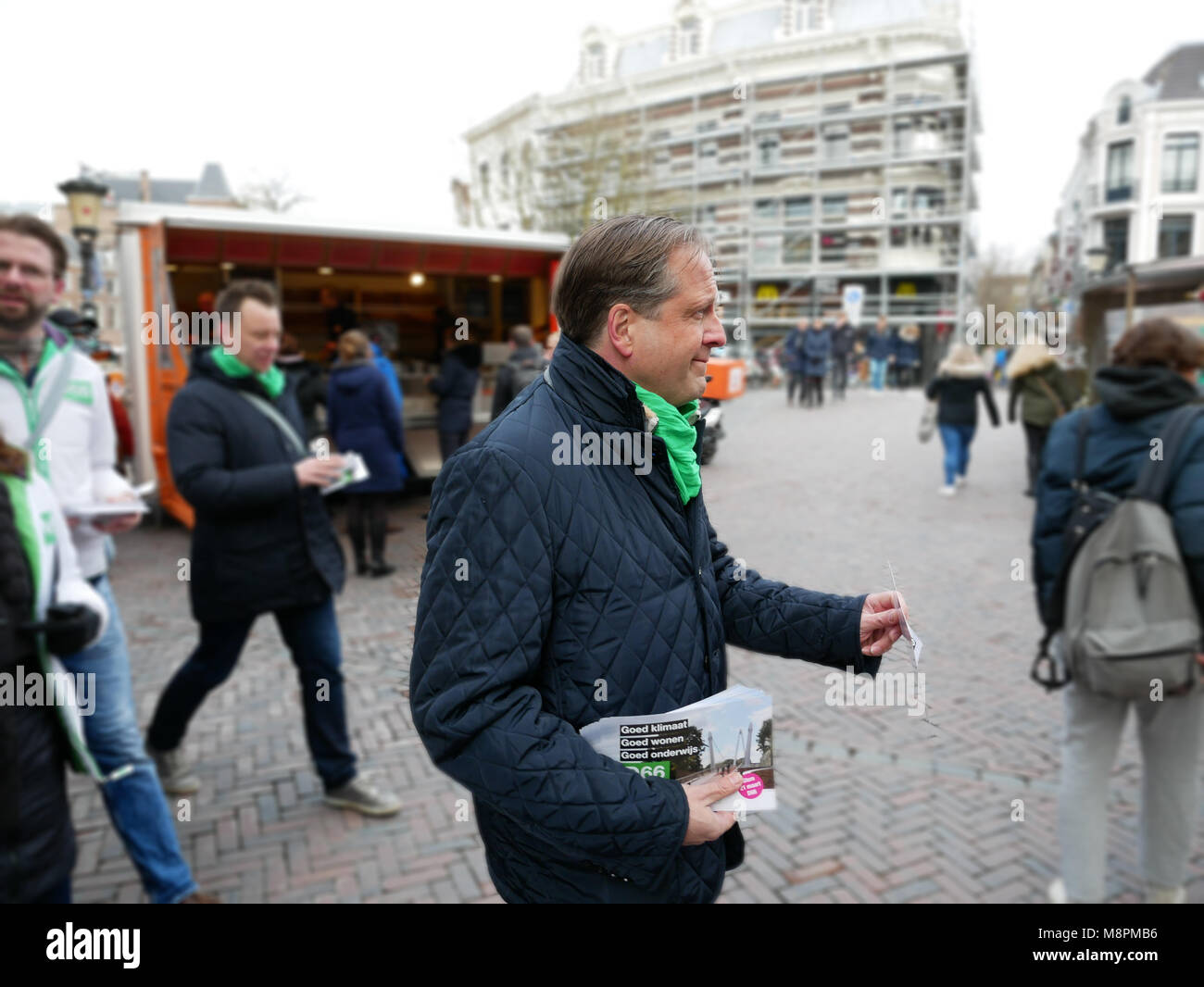 D66 Campaign in Utrecht with national leader Alexander Pechtold and ...