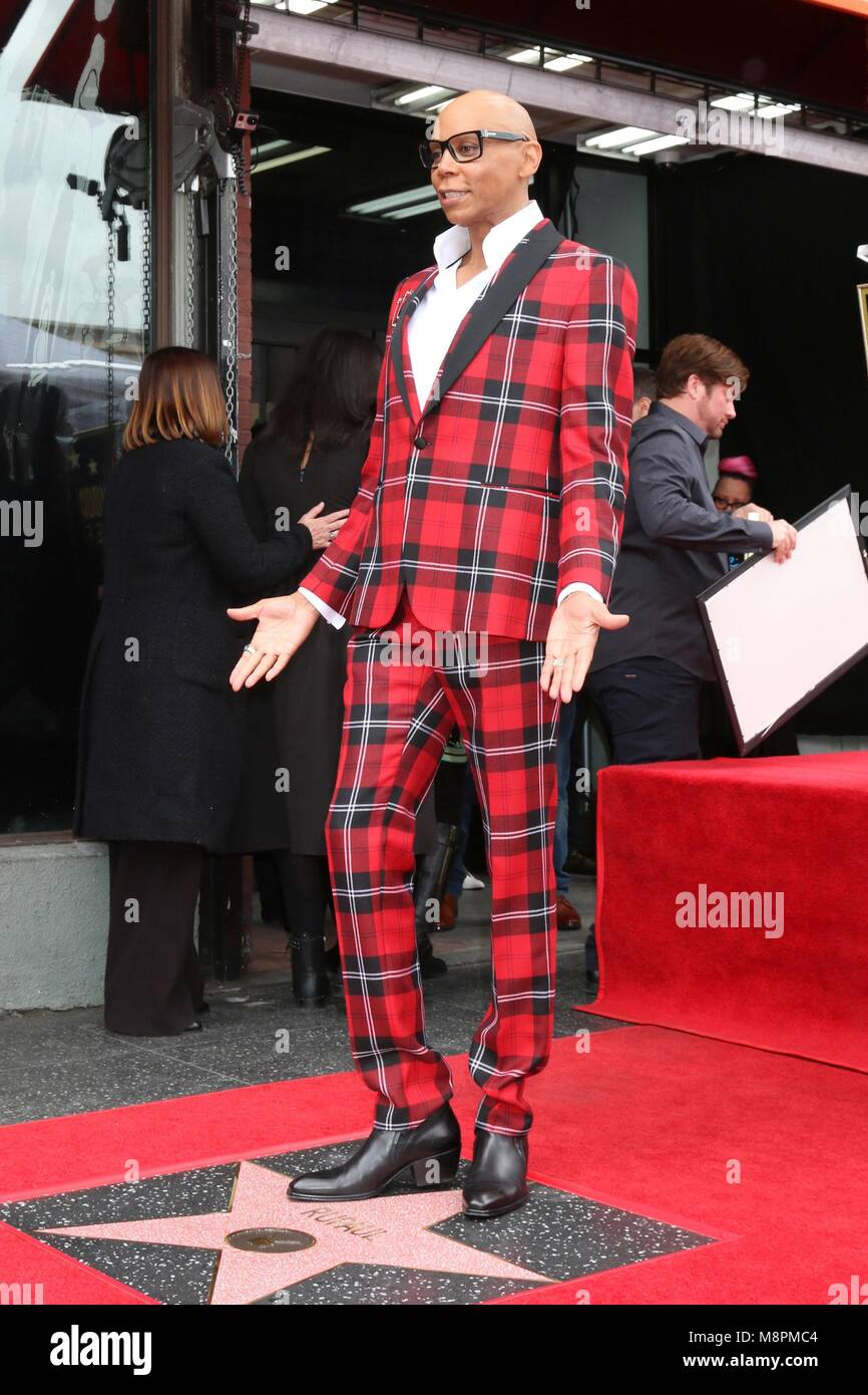 Los Angeles, CA, USA. 16th Mar, 2018. RuPaul, RuPaul Andre Charles at ...