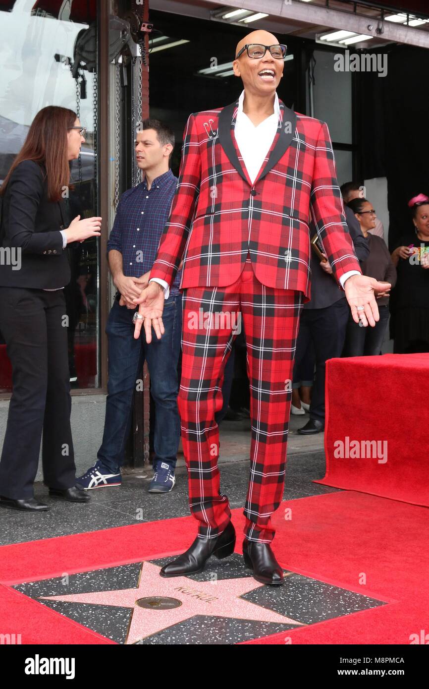 Los Angeles, CA, USA. 16th Mar, 2018. RuPaul, RuPaul Andre Charles at ...