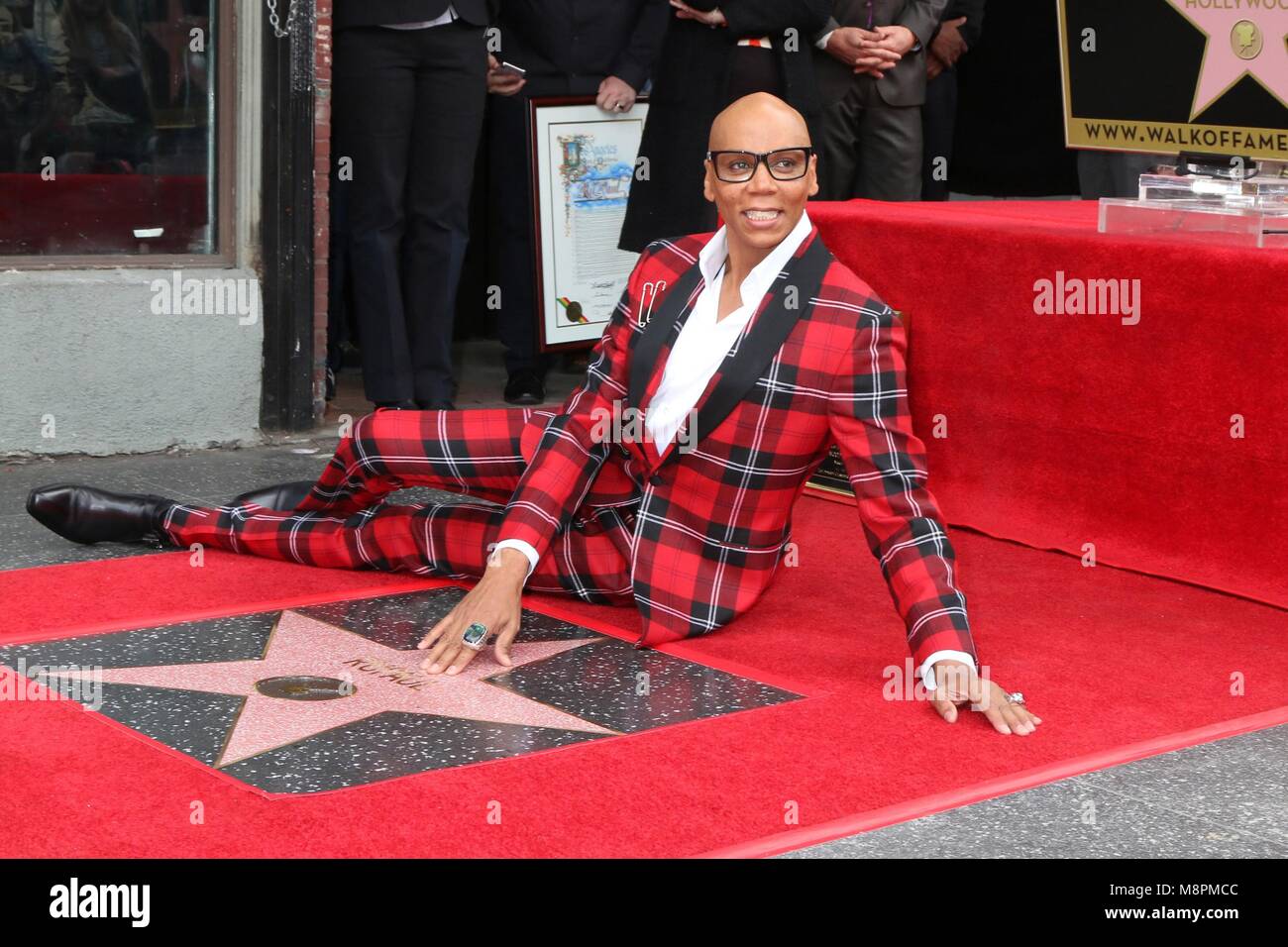 Los Angeles, CA, USA. 16th Mar, 2018. RuPaul, RuPaul Andre Charles at ...