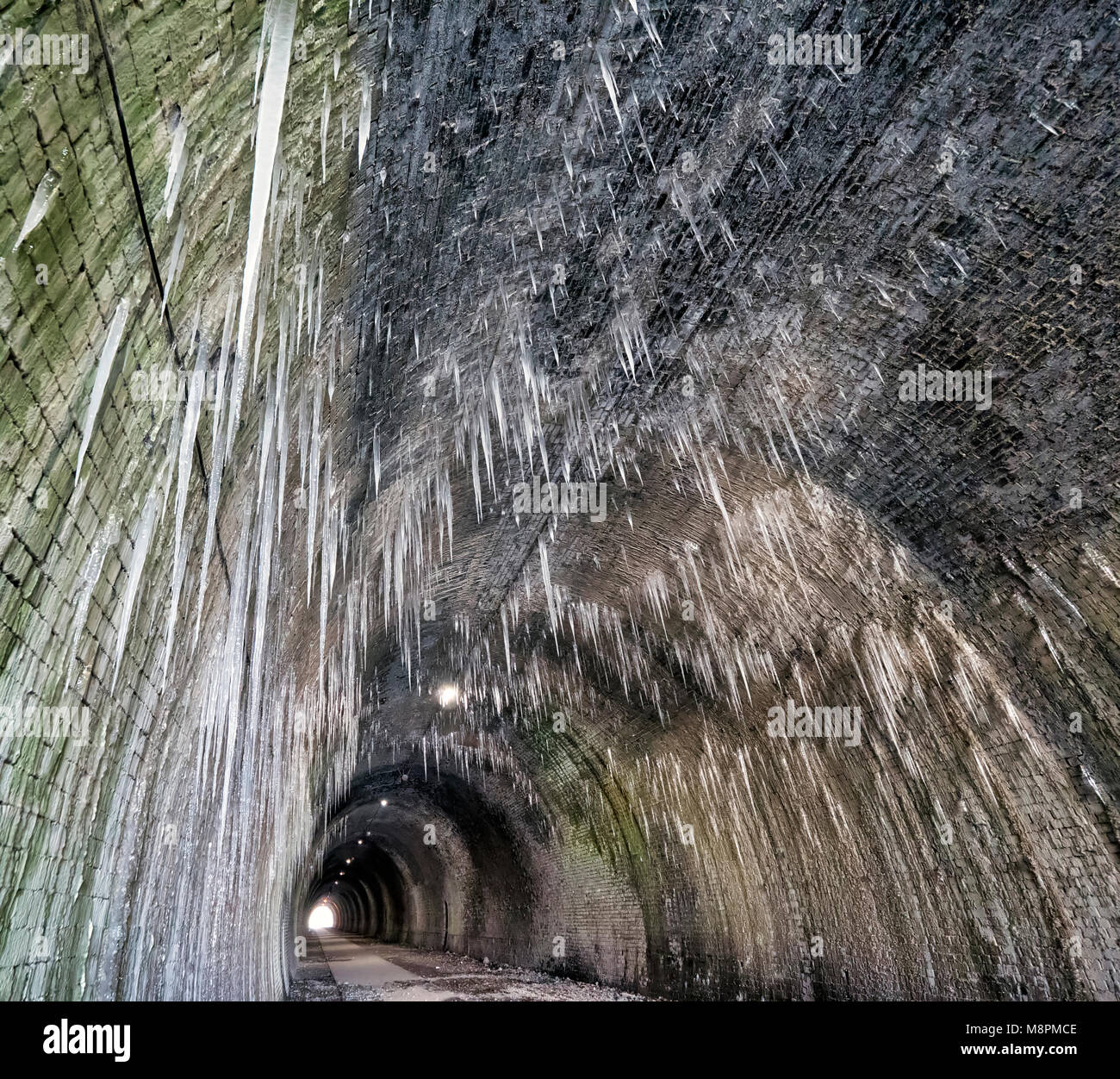 Tissington Trail railway walk, Peak District National Park, UK. 19th ...