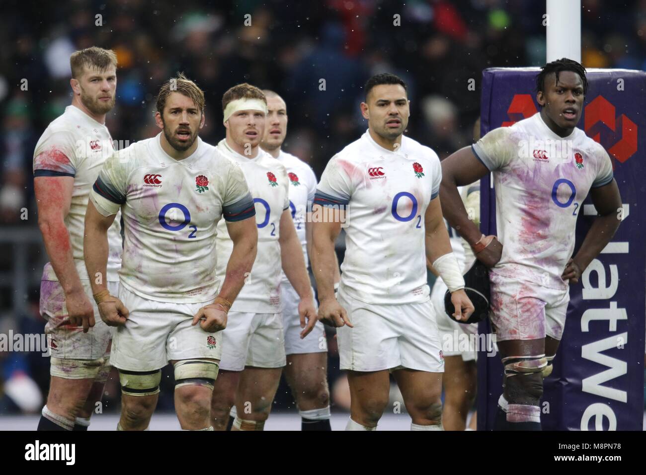 George Kruis, Chris Robshaw, Sam Simmonds, Ben Te'o & Maro Itoje ...