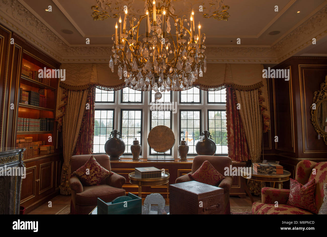 Bishopsgate House, Surrey, UK. 19 March 2018. The collection of ...