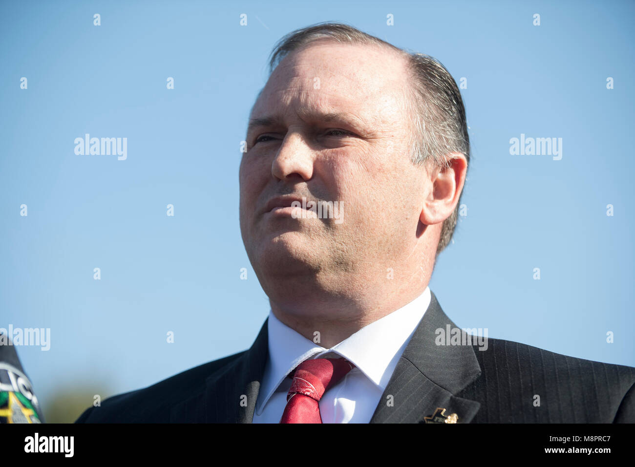 FBI Special Agent Christopher Combs speaks as police, FBI and ATF work ...