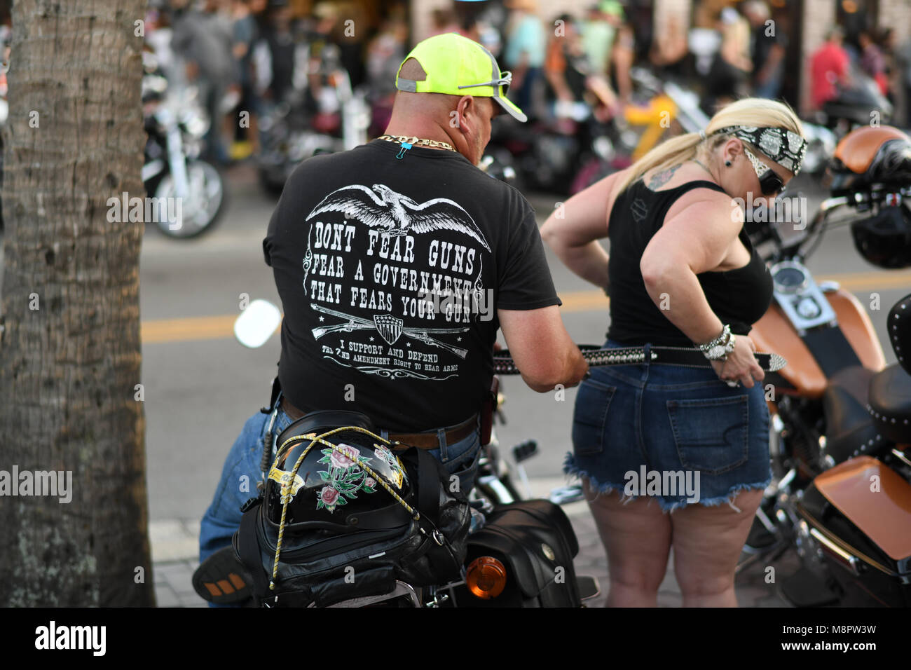 Daytona, Florida, USA. 27th June, 2017. Bike Week in Daytona Beach, FL ...
