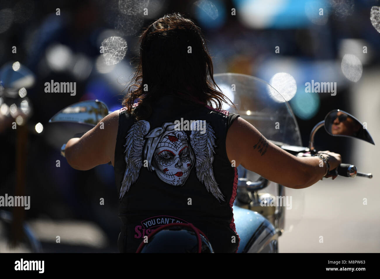 Daytona, Florida, USA. 17th Mar, 2018. Bike Week in Daytona Beach, FL ...