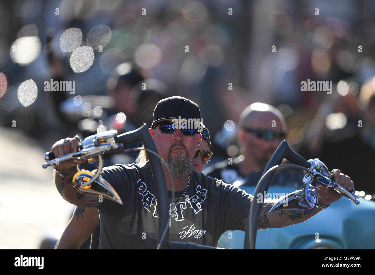 Daytona, Florida, USA. 17th Mar, 2018. Bike Week in Daytona Beach, FL ...