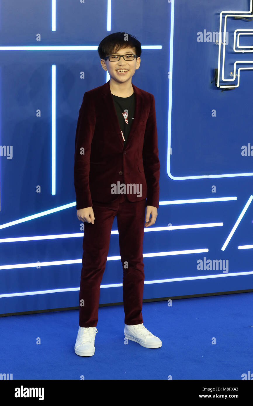London UK, 19 March 2018. Philip Zhao, Ready Player One - European ...