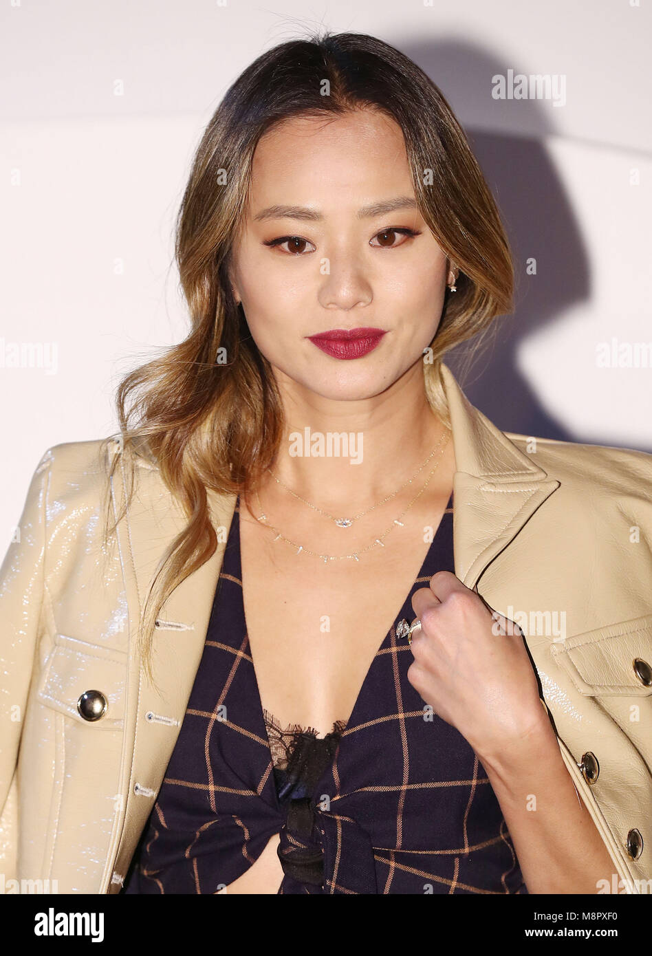 20th Mar, 2018. American actress Jamie Chung at Seoul fashion week ...