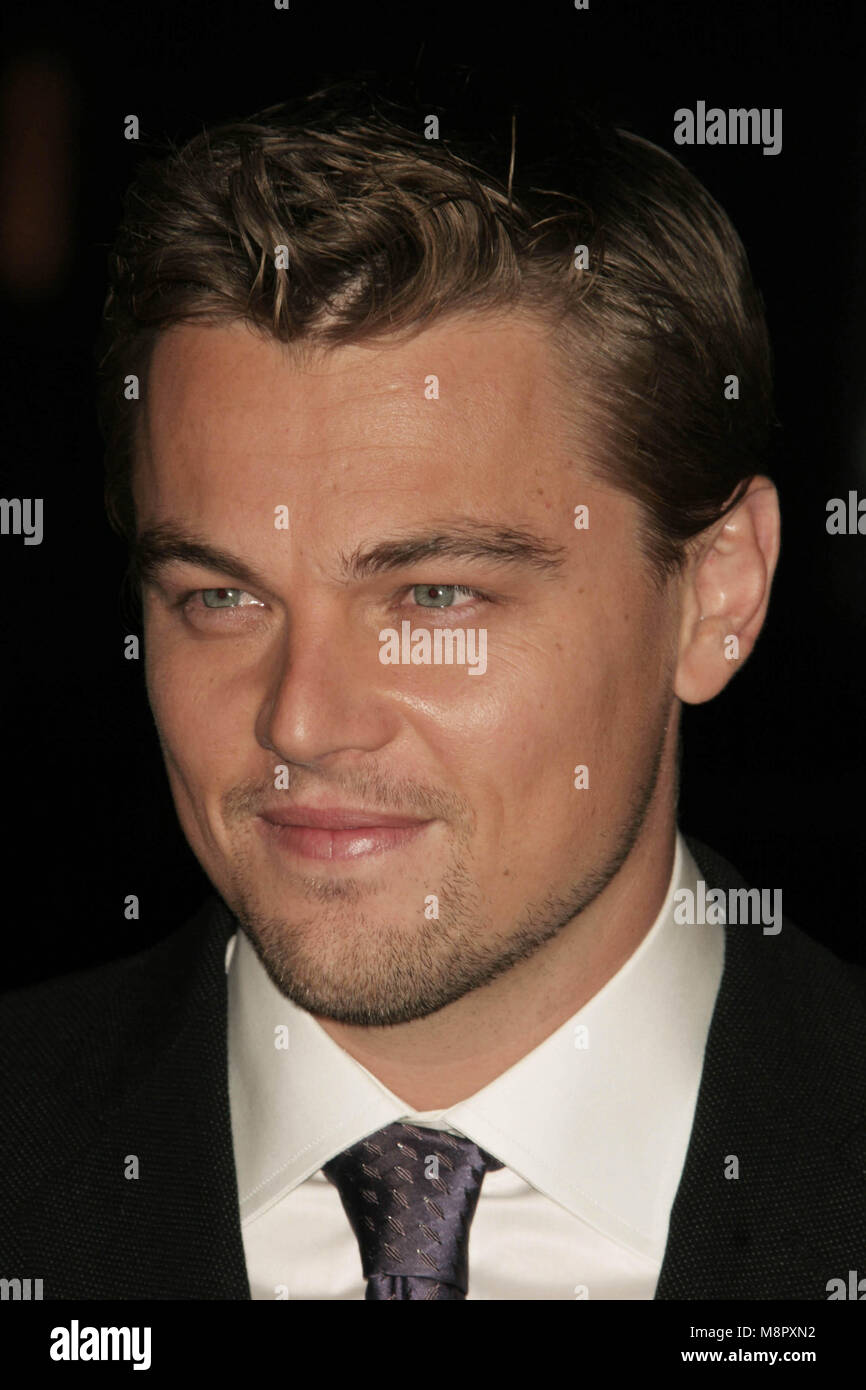 LEONARDO DICAPRIO 2006 Photo By John Barrett-PHOTOlink. Photo via Credit: Newscom/Alamy Live ...