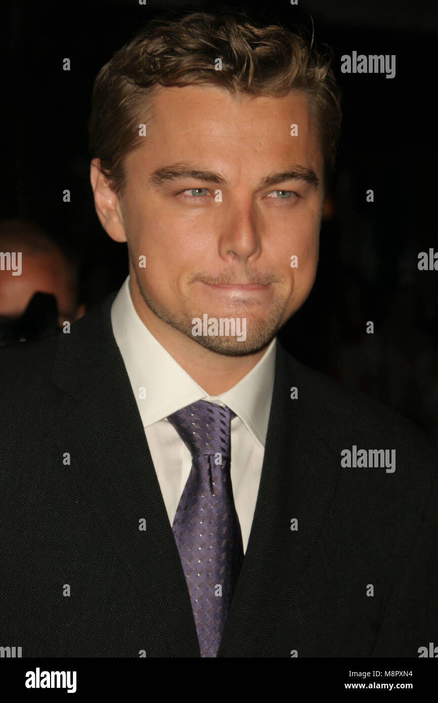 LEONARDO DICAPRIO 2006 Photo By John Barrett-PHOTOlink. Photo via Credit: Newscom/Alamy Live ...