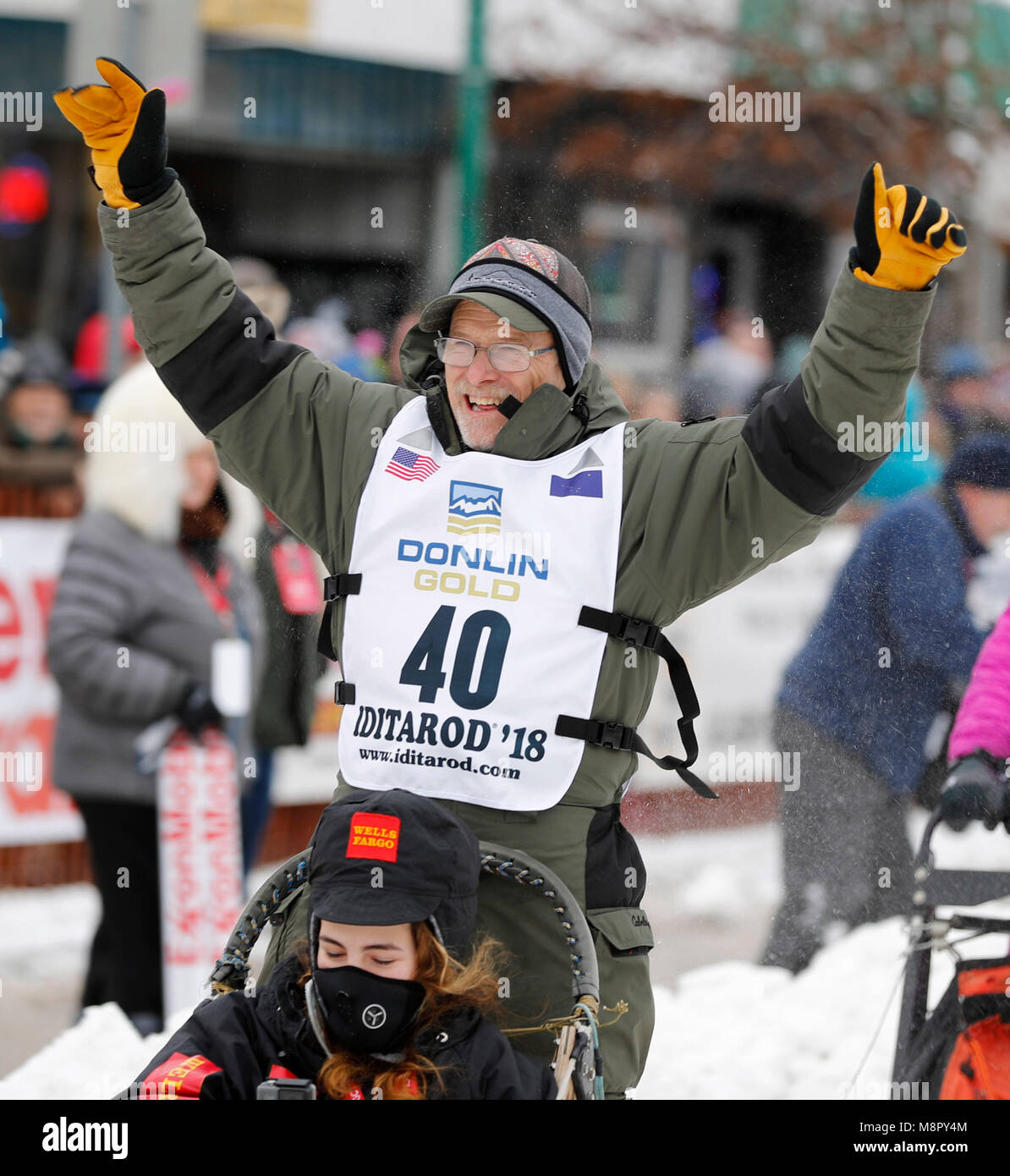 Anchorage, United States. 03rd Mar, 2018. Jeff King of Denali, Alaska ...