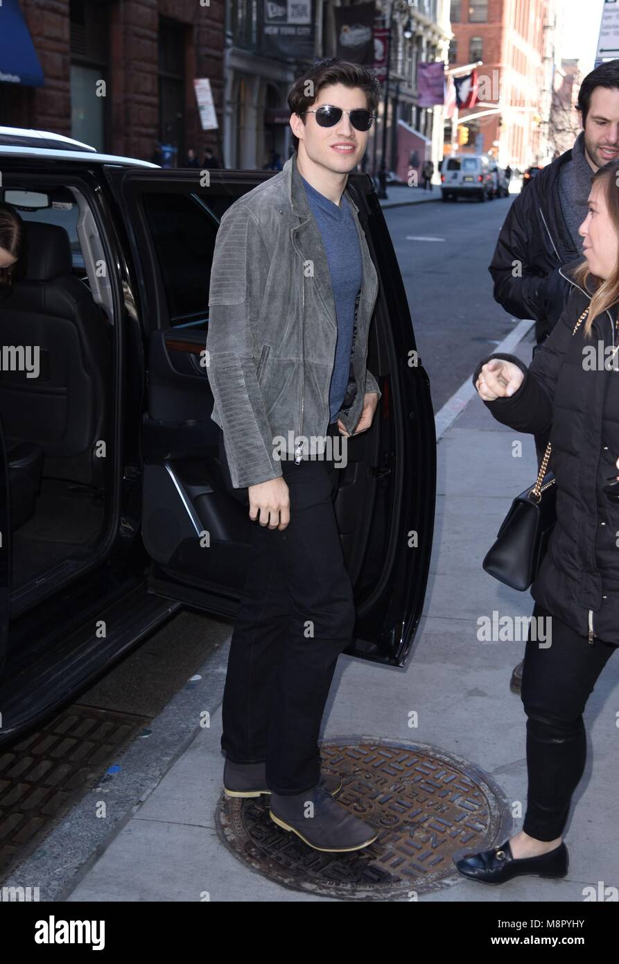 New York, NY, USA. 19th Mar, 2018. Cameron Cuffe, seen at BUILD Series ...