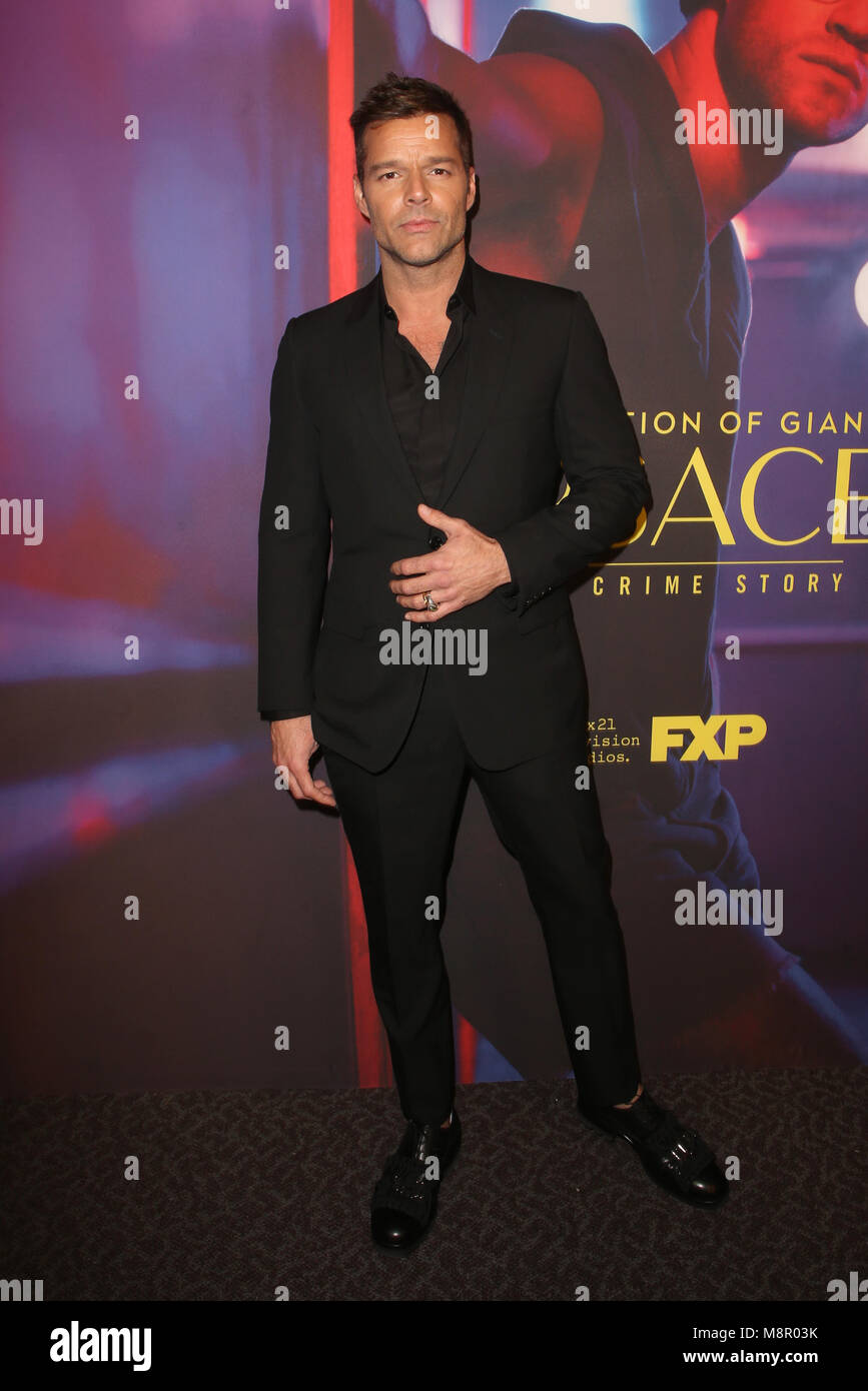 Los Angeles, Ca, USA. 19th Mar, 2018. Ricky Martin at The Assassination ...