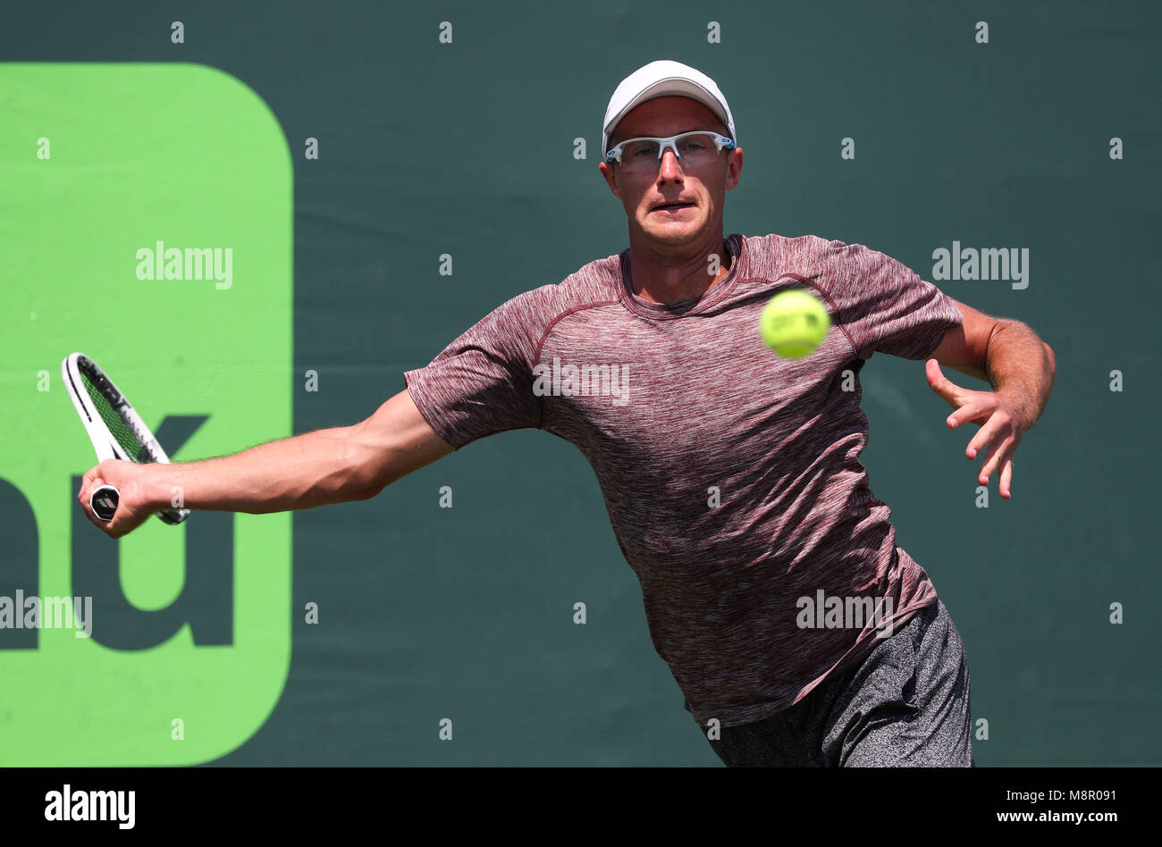Key Biscayne, Florida, USA. 19th Mar, 2018. Peter Polansky from Canada ...
