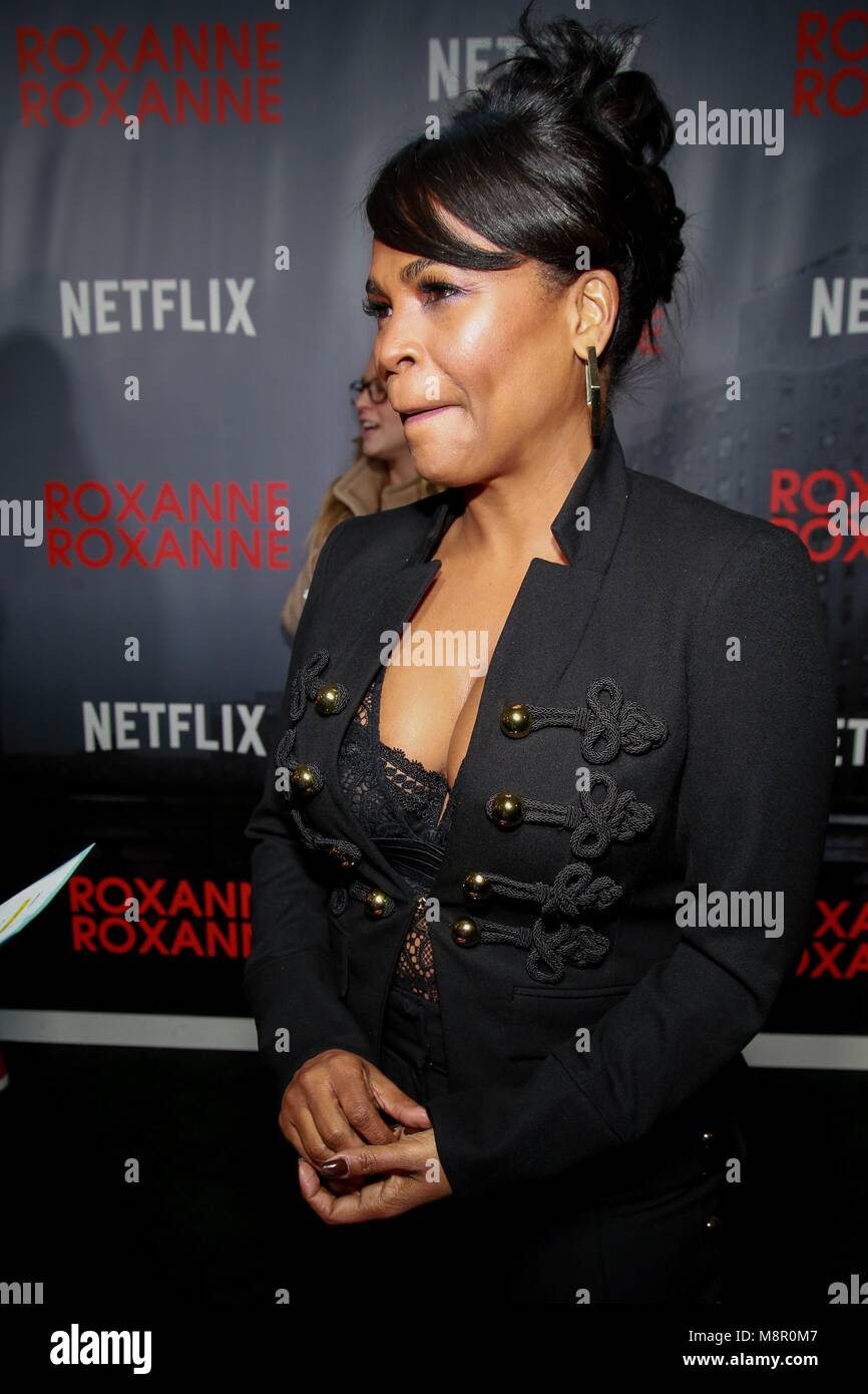 New York, NY, USA. 19th Mar, 2018. Nia Long at arrivals for ROXANNE ...