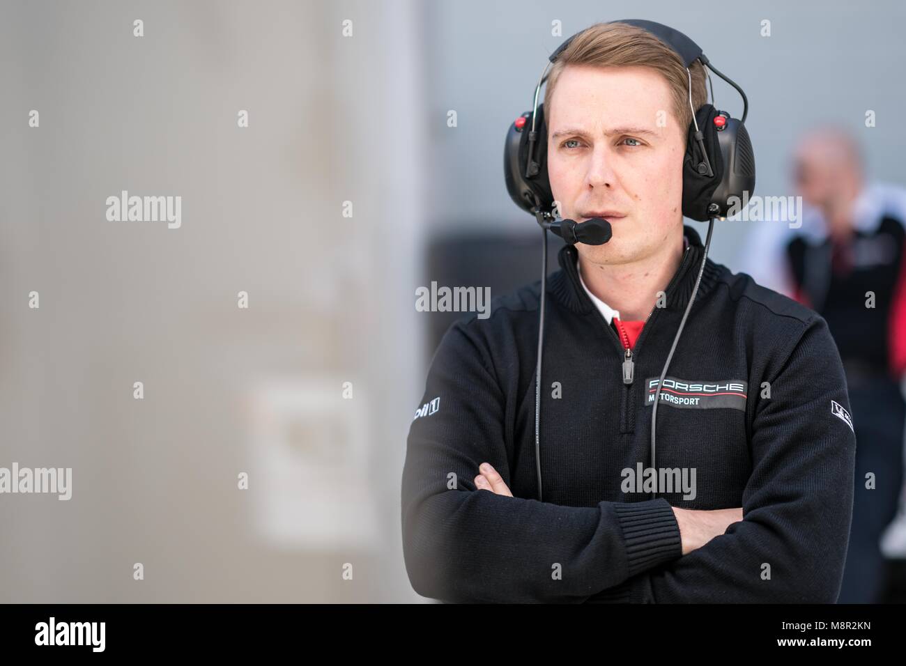 Porsche Team engineer Ingenieur | usage worldwide Stock Photo - Alamy
