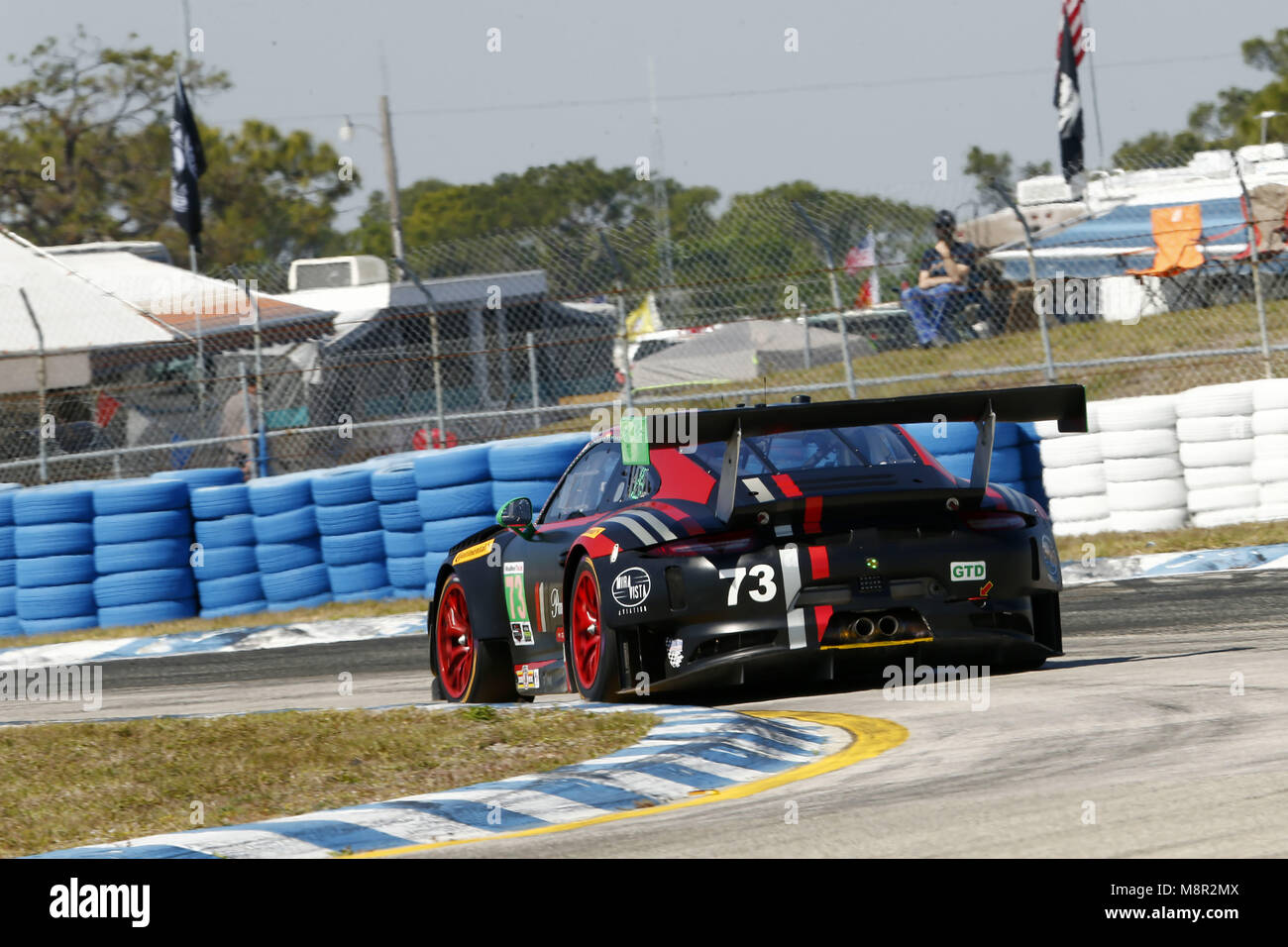 Sebring, Florida : 12h Sebring 2018, Porsche 911 GT3 R (73), Park Place ...